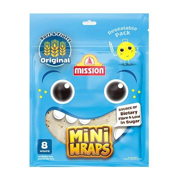 MISSION Mini Wraps Original 8 Wraps Size 300 g. | Lazada.co.th