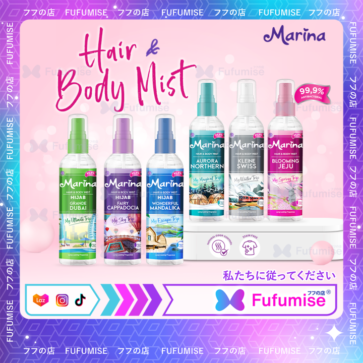 MARINA Hair and Body Mist | Hijab Parfum | Long lasting Fragrance ...