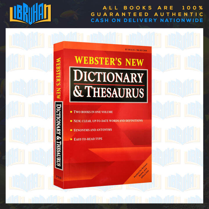 WEBSTER'S NEW DICTIONARY & THESAURUS | Lazada PH