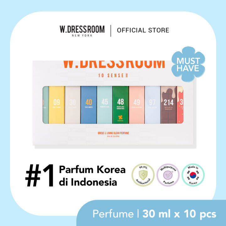W Dressroom 10 Sense Set Version 2 (Special Edition) | 30 ml x 10 pcs | Eau de Parfum | Made in ...