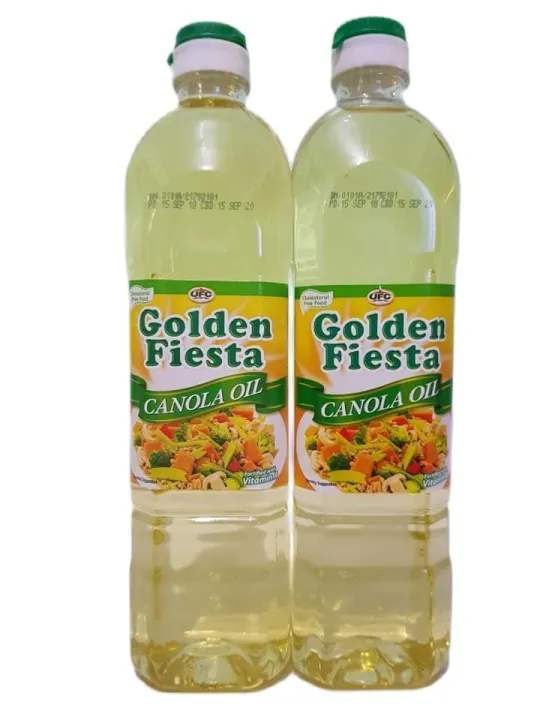 Golden Fiesta Canola Oil (pack of 2 bottles x 1 liter each) | Lazada PH