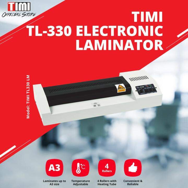 TIMI® A4, A3 Laminating Machine TL-330 - FGK-330 Electronic Laminator ...