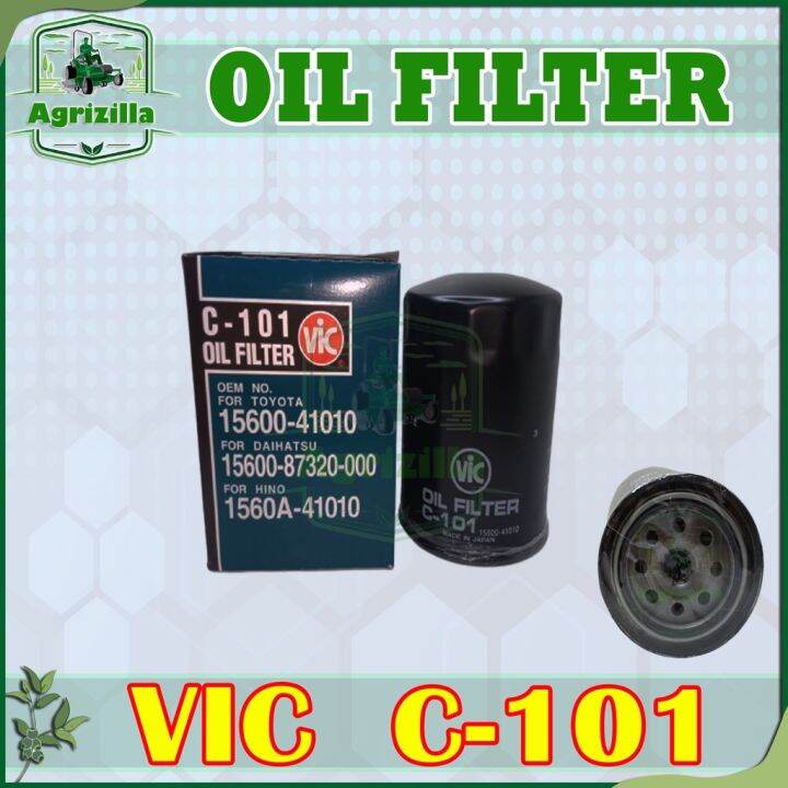 VIC C101 C-101 Oil Filter Japan for Toyota Hilux Hiace Revo diesel Ford ...