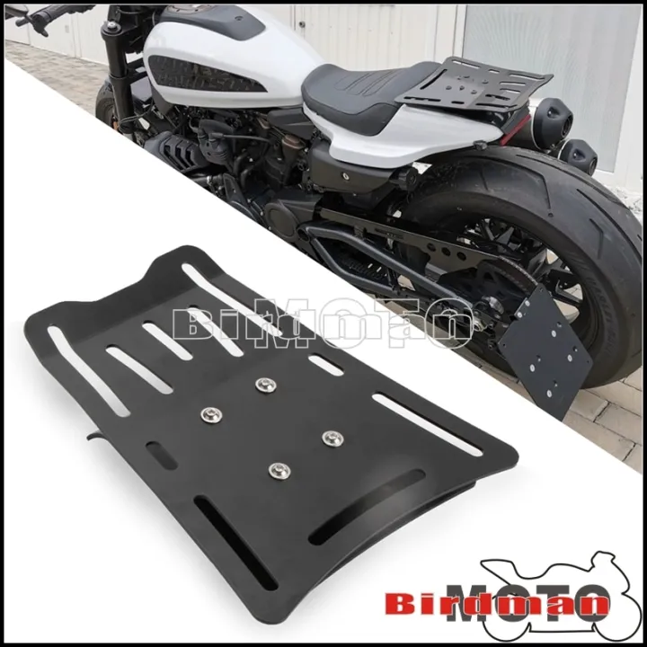 Motorcycle Aluminum Luggage Rack Rear Luggage Carrier Holder For Harley ...