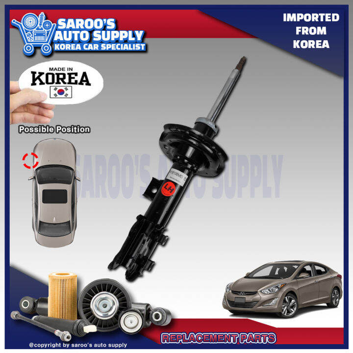 [Front] Shock Absorber For Hyundai Elantra (MD) , 2010-2015 , Made In ...