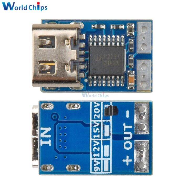 อินเทอร์เฟซ Type-C PDC004-PD PD Decoy Module 9V 12V 15V 20V PD23.0 ถึง ...