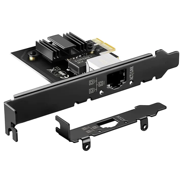 2.5GBase-T PCI Express Gigabit Network Card for Gaming, Streaming, 100M/1G/2.5Gbps PCIe Ethernet ...