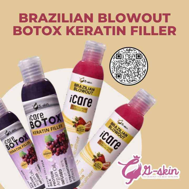 iCARE COMBO Brazillian Blowout | Botox Keratin Filler by GSKIN | Lazada PH