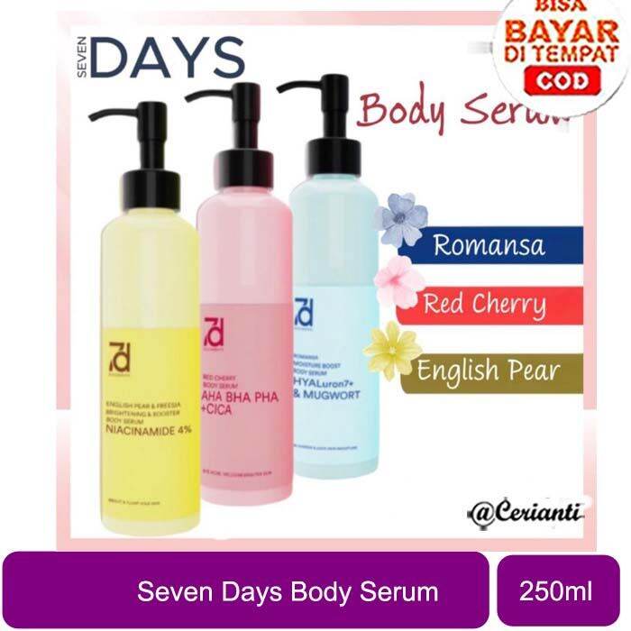 Seven Days Body Serum 250ml | Black Opium | Red Cherry Blossom | Pear ...