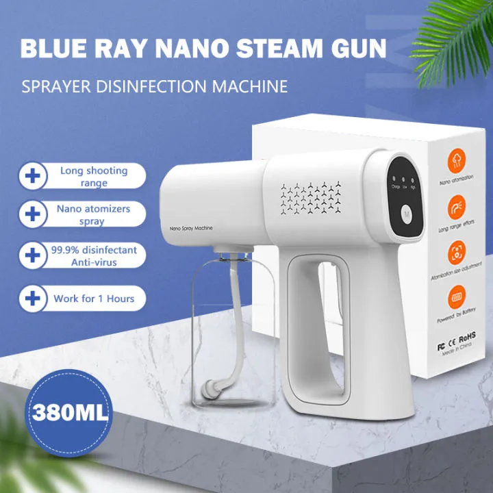 Authentic K5 Nano Spray Gun Disinfecting Machine Wireless Atomized Disinfection Gun Rechargeable ...