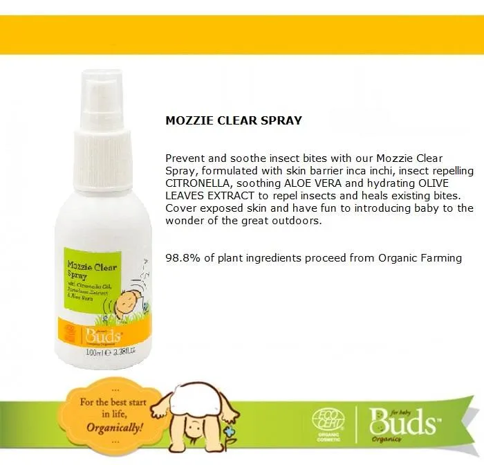 Buds Mozzie Clear Spray 100ml | Lazada
