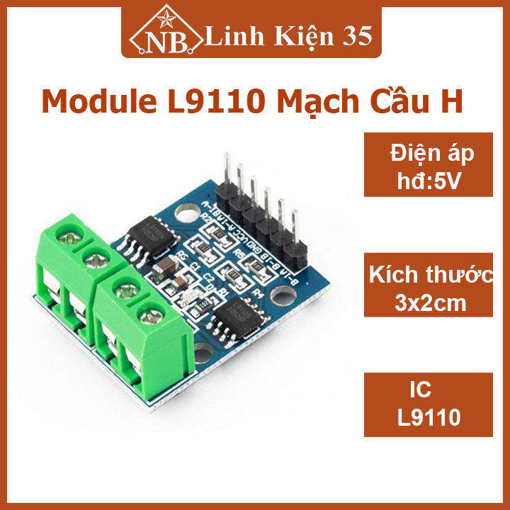Module L9110 mạch cầu H - module điều khiển động cơ 2.5V-12v 0.8A ...