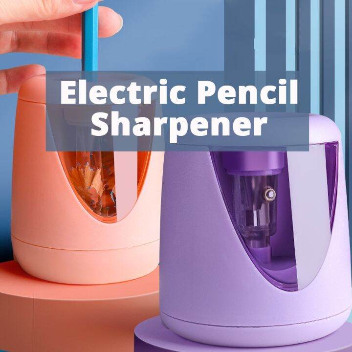 {SG} Automatic/Electric Pencil Sharpener Anti-Slip Safety Pencil ...