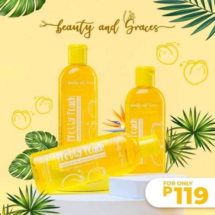 Pretty Peach Feminine Wash With Sunflower Oil and Cooling Effect by ...