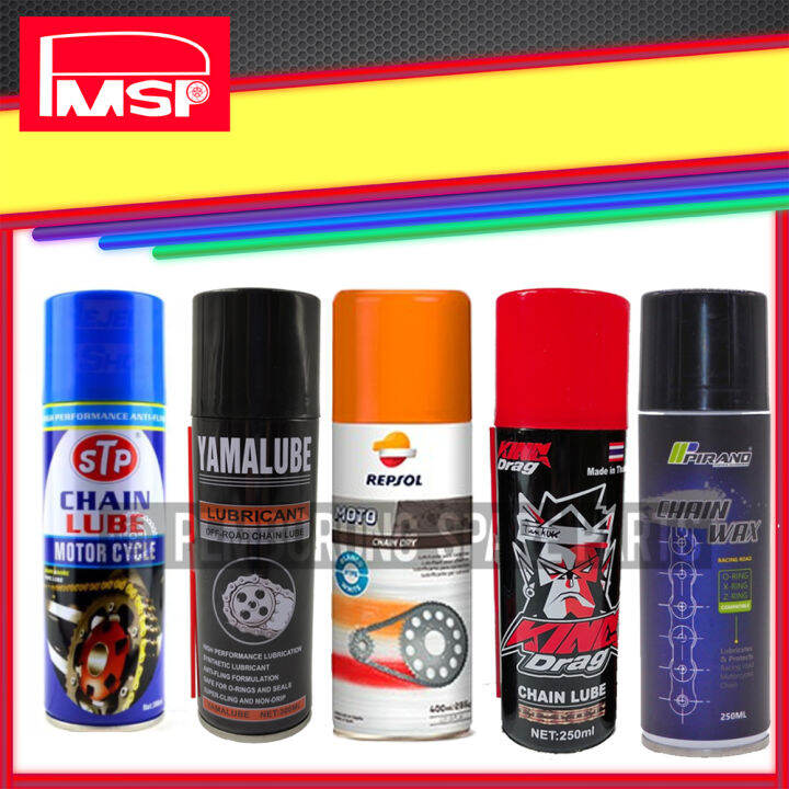 STP/ YAMALUBE/ REPSOL /KING DRAG Chain lube rantai minyak spray ...
