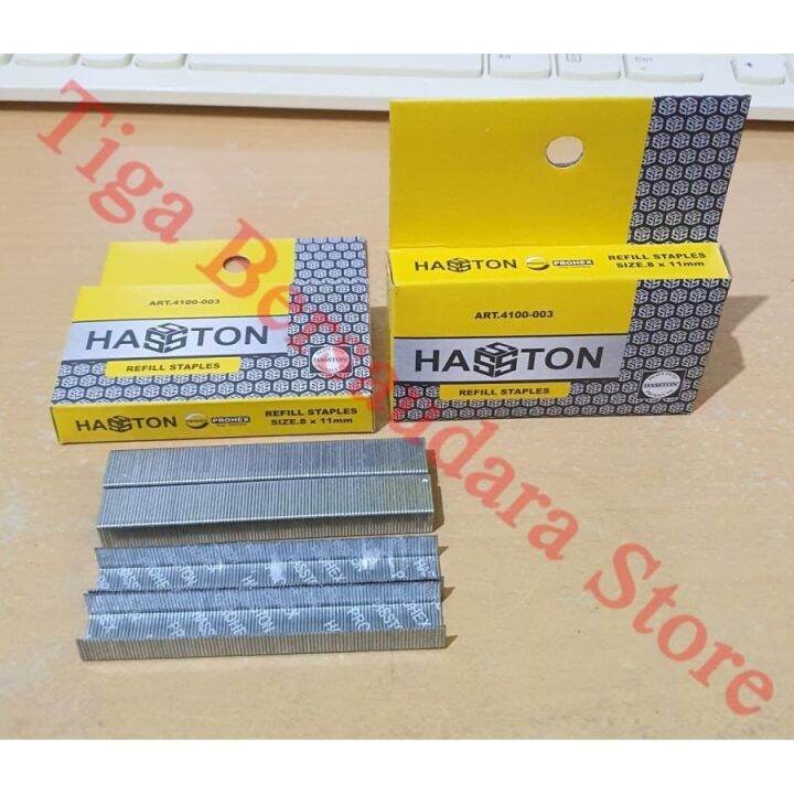 Isi Staples Tembak Refill Staples Gun Tacker 8 mm x 11 mm Prohex ...