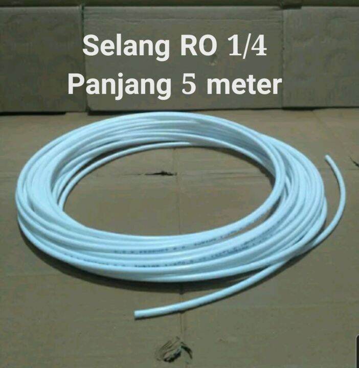 Selang RO 1/4 - Selang Ukuran 1/4 - Selang Tubing - Panjang 5 meter ...