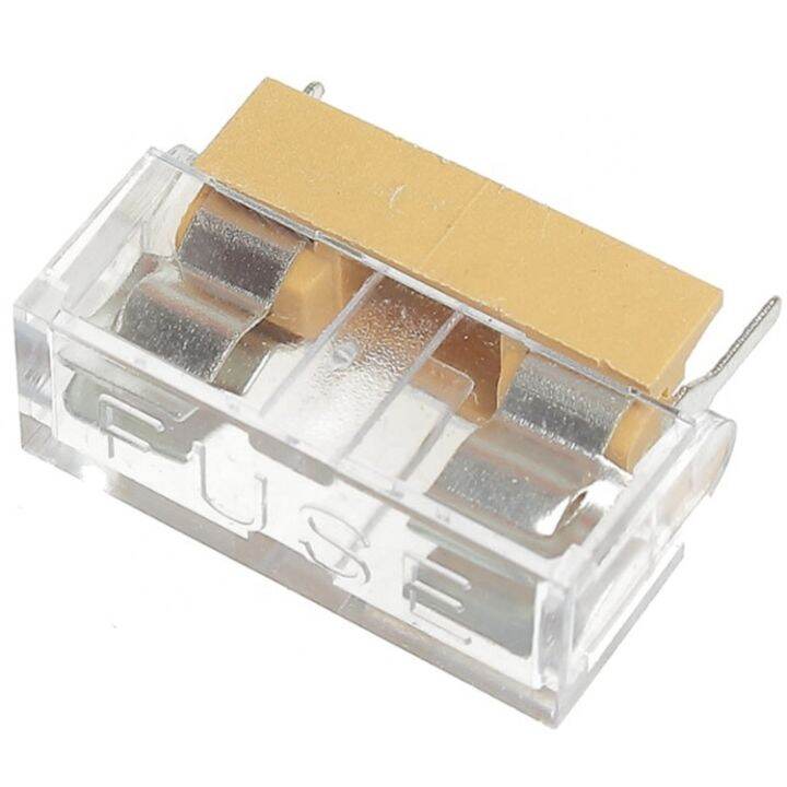 PTF15B 5x20 250V 10A-capacity PCB-mounted glass fuse holder complete ...