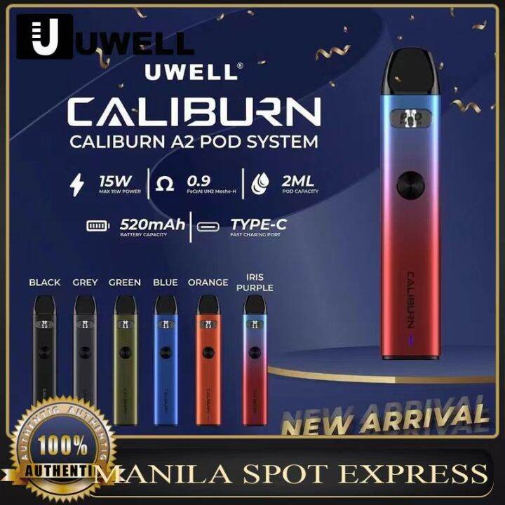 Legit Uwell Caliburn A2 pod Kit 520mAh Vape Pod Starter Kit E-Cigarette ...
