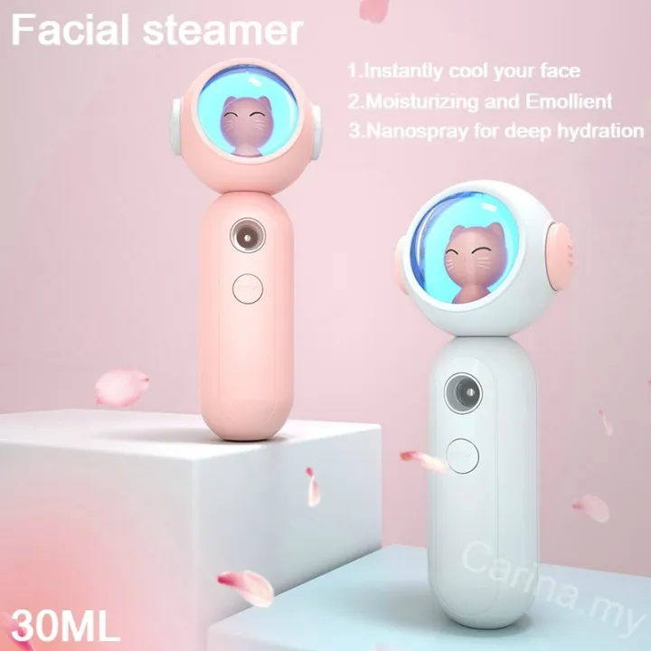 Portable Handheld USB Mini Nano Water Mist Sprayer Nano Spray Facial ...