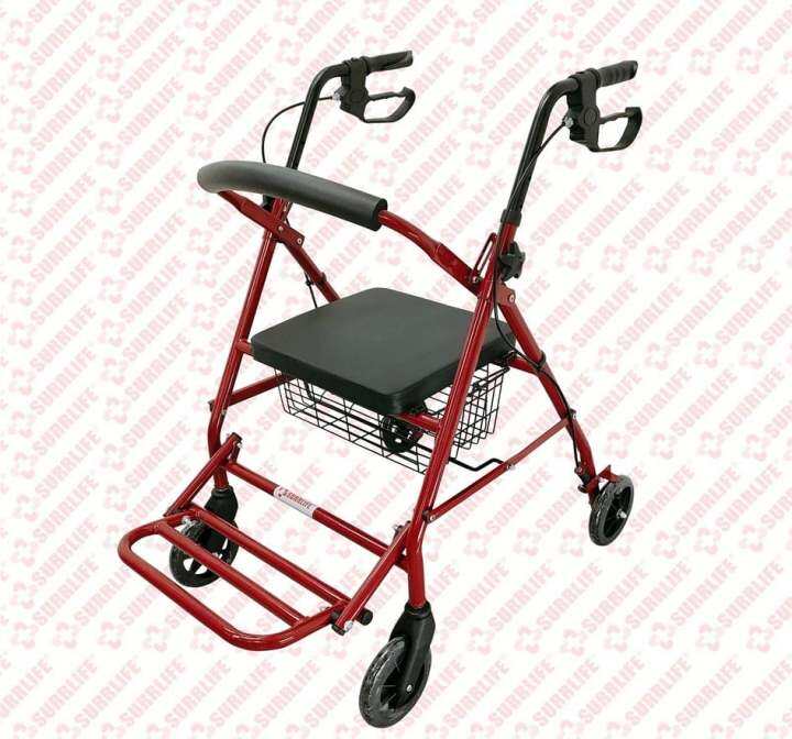 Rollator Walker with Footrest | Lazada PH