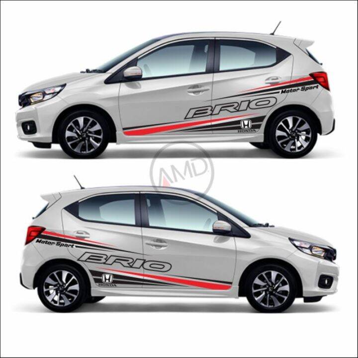 Stiker mobil honda brio stiker list brio agya ayla jazz yaris | Lazada ...