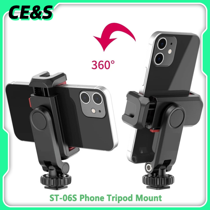 【CE&S】Phone Holder Camera Clip For Tripod Stand For Cellphone Multi ...