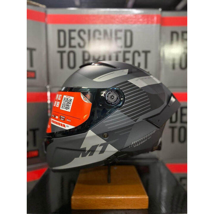 MT Thunder 4 SV Fullface Helmet with Dual Visor (FREE CLEAR VISOR ...