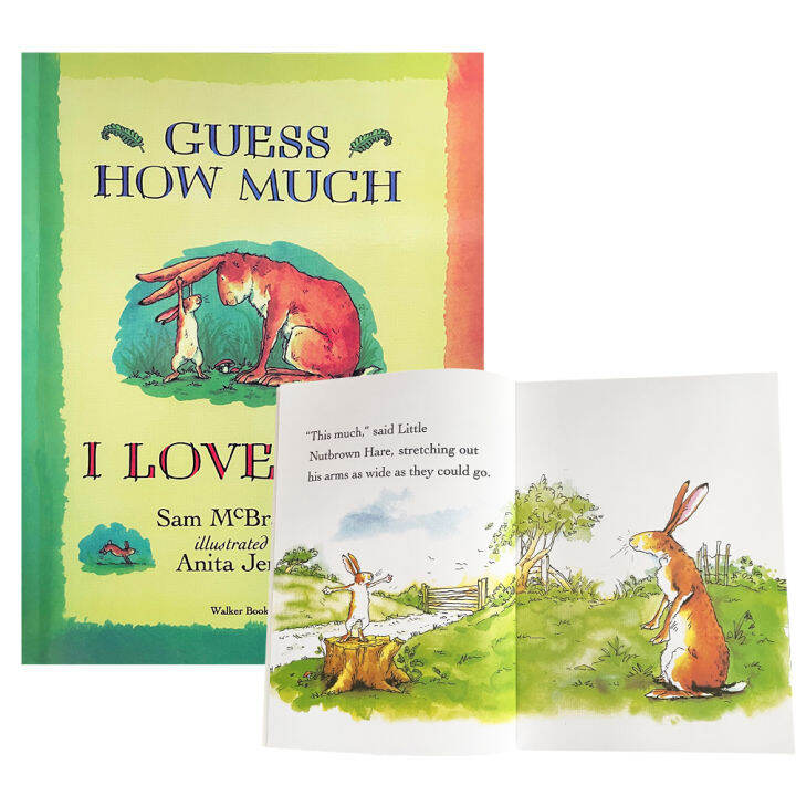 Guess How Much I Love You Book หนังสือ หนังสือเด็ก หนังสือภาษาอังกฤษ ...