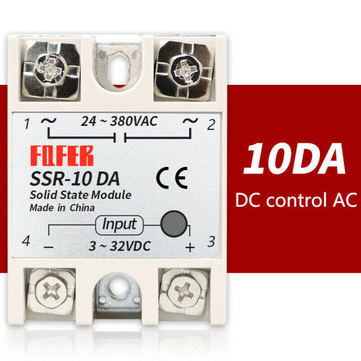 SSR-10DA SOLID STATE RELAY DC CONTROLLED AC - SINGLE PHASE | Lazada PH