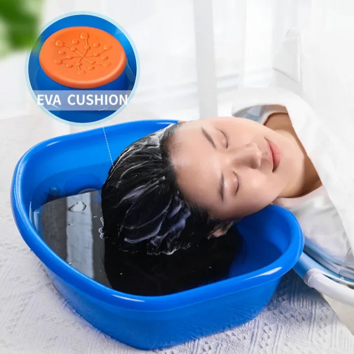 Shampoo Basin Tub for The Disabled Portable Hair Washing Basin Drain ...