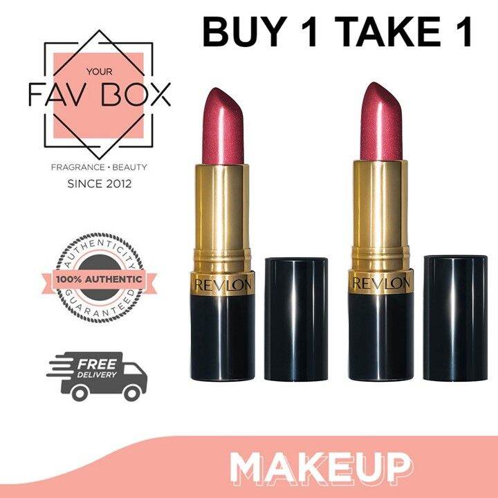YOUR FAV BOX BUY 1 TAKE 1 Revlon Super Lustrous Lipstick #520 Wine With ...