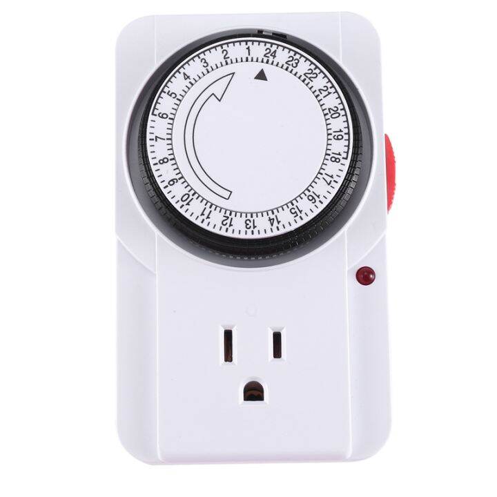 1 Pcs Indoor Mini 15Min-24Hour 22A Mechanical Outlet Timer Mechanical ... 1 Pcs Indoor Mini 15Min-24Hour 22A Mechanical Outlet Timer Mechanical ...