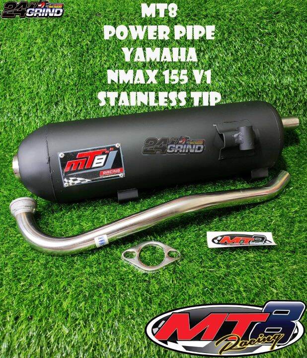 MT8 POWER PIPE YAMAHA NMAX 155 V1 STAINLESS TIP THAILAND MADE | Lazada PH