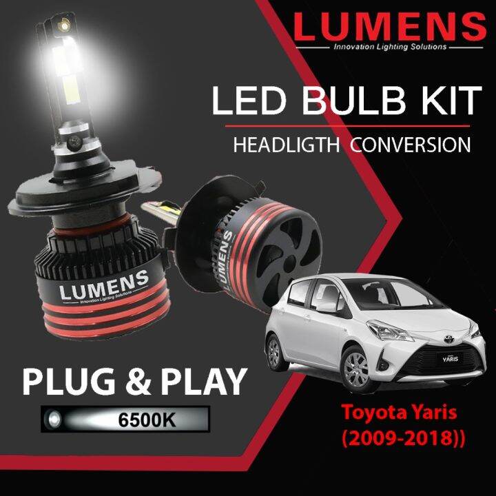 Toyota Yaris (2009-2018)- LUMENS Car Lighting by AUDIOBANK 6500K 12V ...