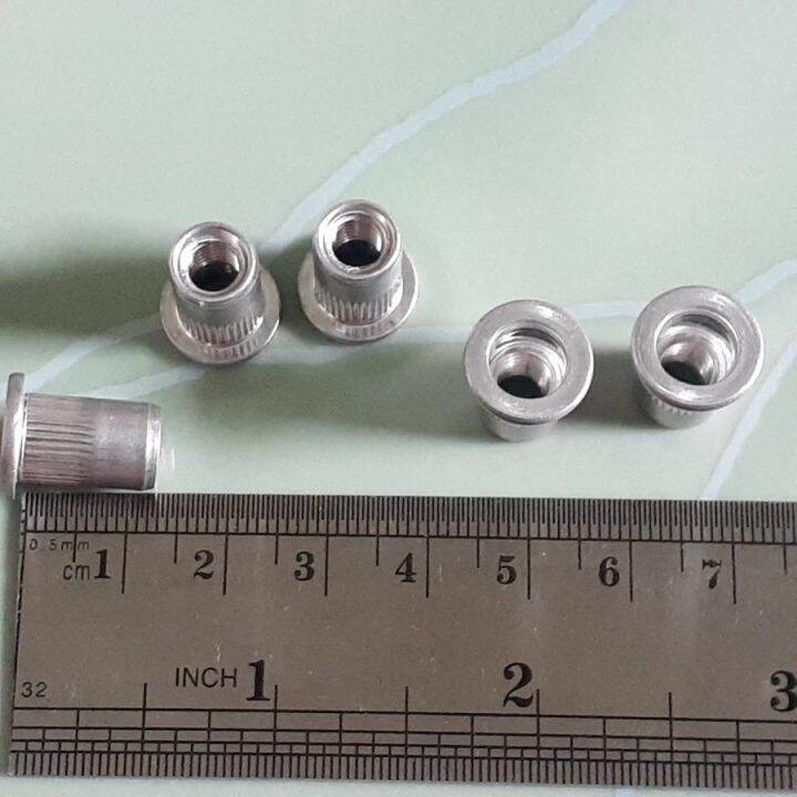 MUR RIVET M6 NUT RIVET M6 NUTSERT NUT INSERT BLIND KELING RIVET FLAT ...