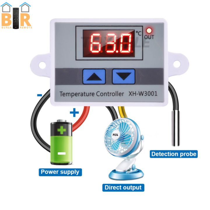 Termostat Digital XH-W3001 Temperature Controller Thermostat AC ...