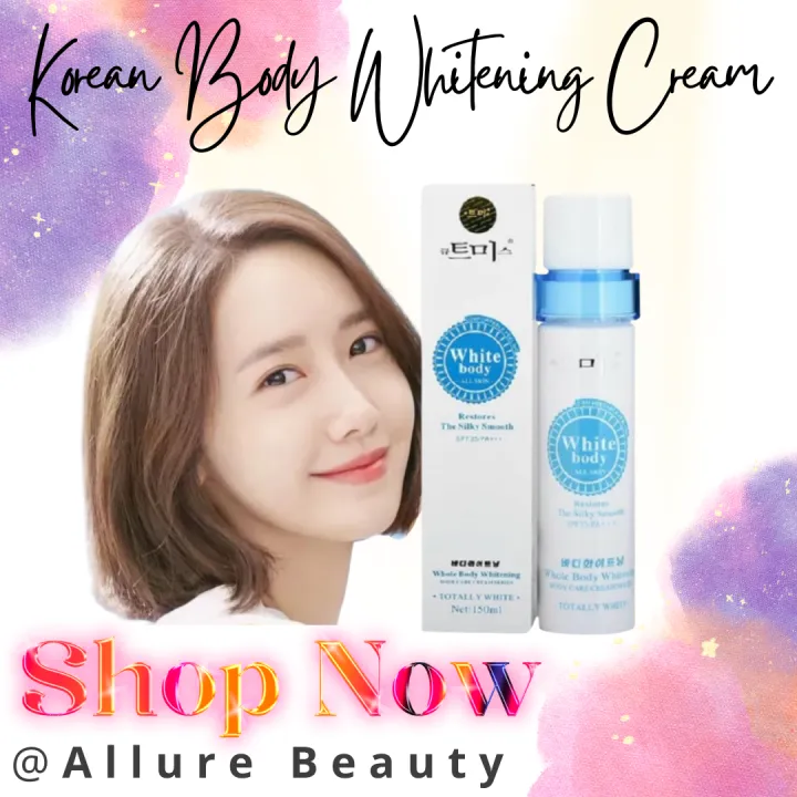 Effective Korean Body Whitening Cream plus Moisturizing Lotion/ Effective Body Lotion Whitening ...