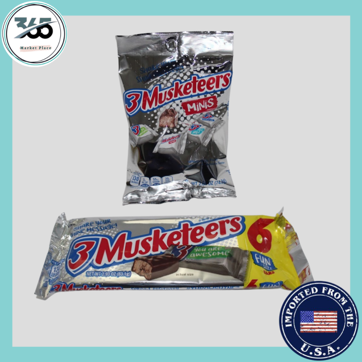 3 Musketeers Chocolate - Fun size/Mini's | Lazada PH