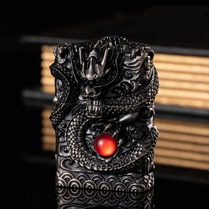 Brave Troops Lighter/Dragon Heavy Duty Lighter Refillable Kerosene ...