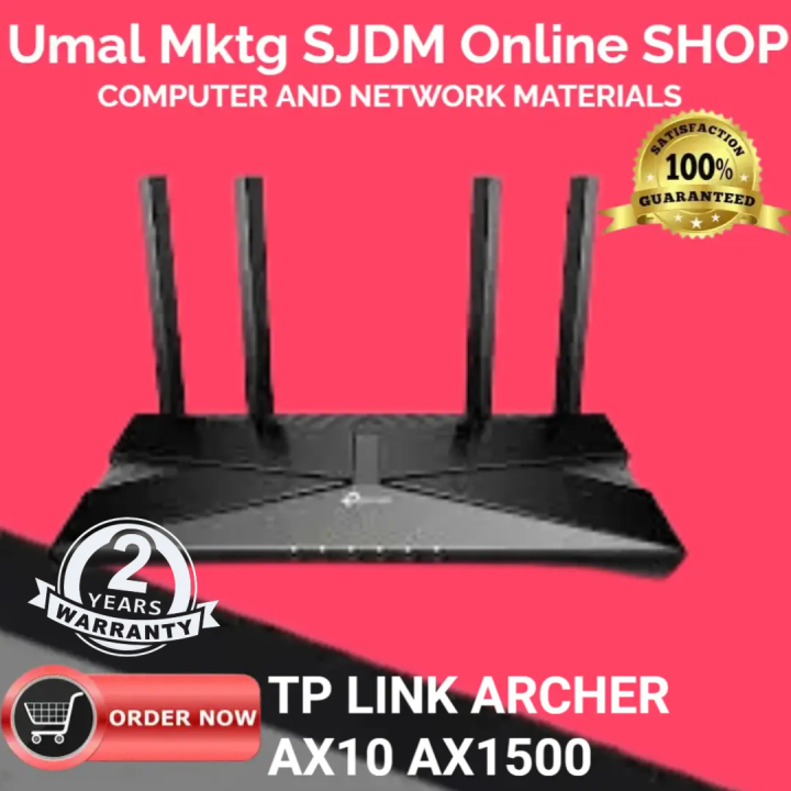 TP-Link Archer AX10 AX1500 Wi-Fi 6 Router (Archer AX10) l Works With ...