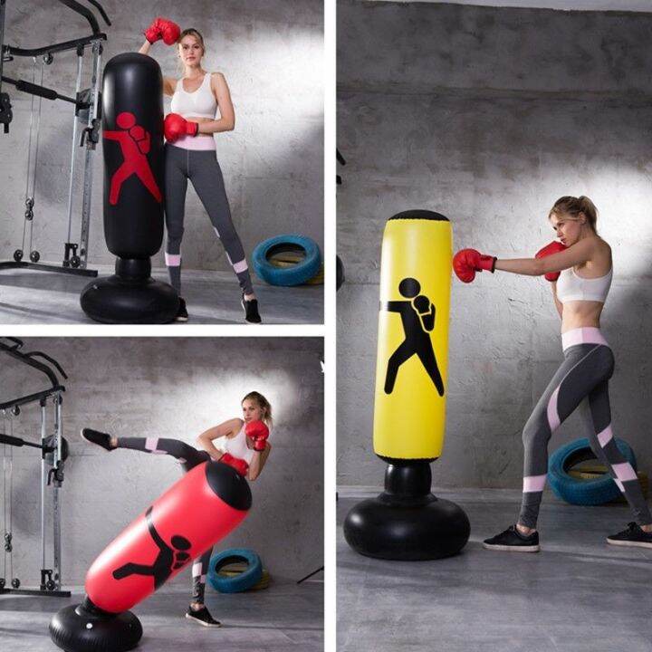 160cm Boxing Punching Bag Inflatable Tumbler Muay Sandbag Air Lazada Ph