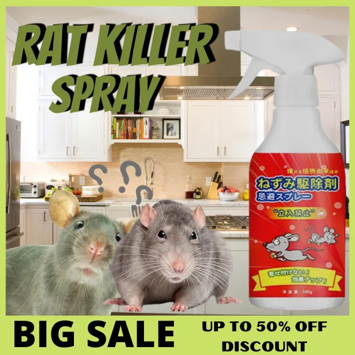 SALE!! Fast Rat Killer Repellent Spray Original No Chemical Made From ...