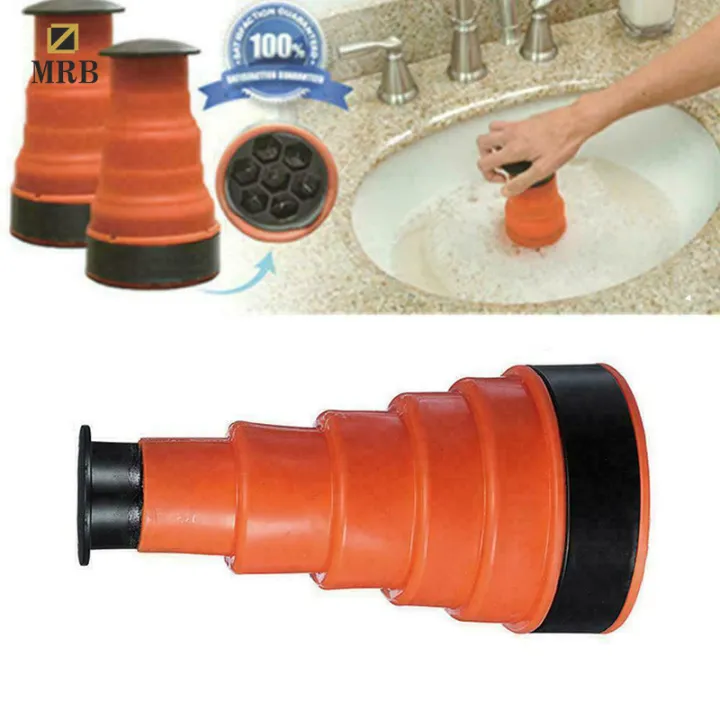 Manual Plunger Drain Dredger High Pressure Air Power Blaster Kitchen ...