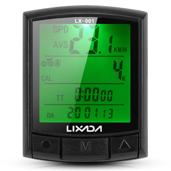 Lixada Bike Cycling Computer Bike Speedometer Odometer MTB Road Bike ...