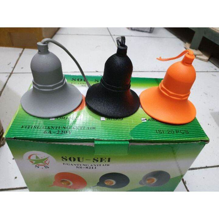 SOU SEI FITTING LAMPU GANTUNG ANTI AIR WATERPROOF OUTDOOR KARET E27 ...