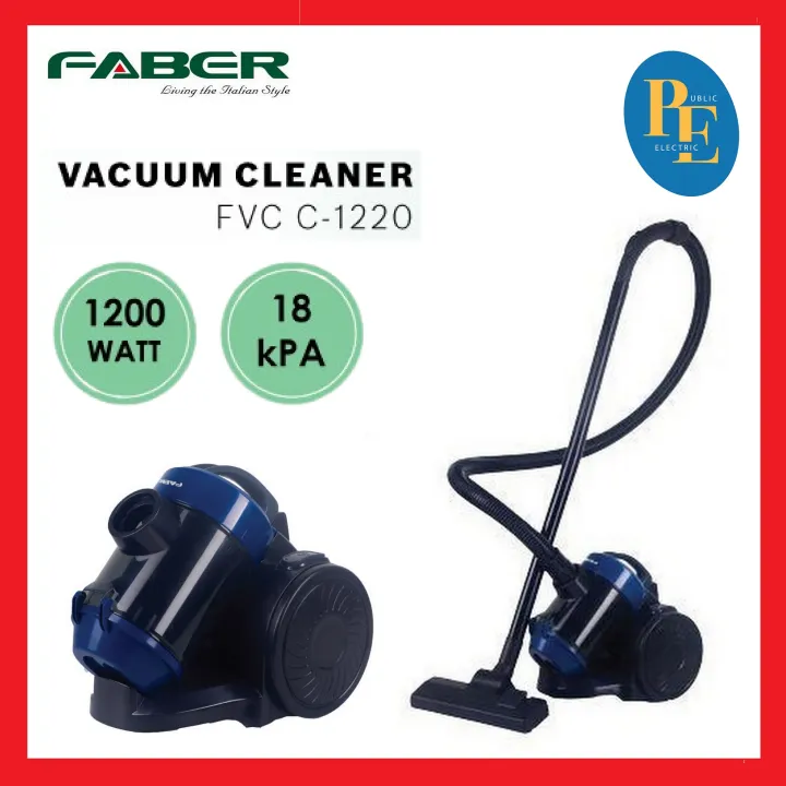 Faber 1200W Bagless Vacuum Cleaner - FVC C-1220 | Lazada