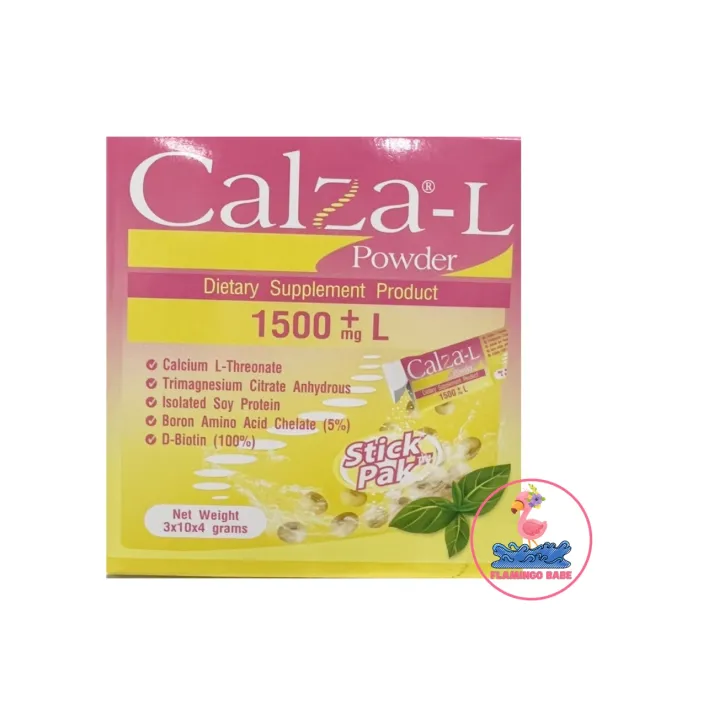 พร้อมส่ง Calza-L Powder แคลซ่า-แอล 1500มก.+แอล 30ซอง แคลเซี่ยมที่พัฒนา ...