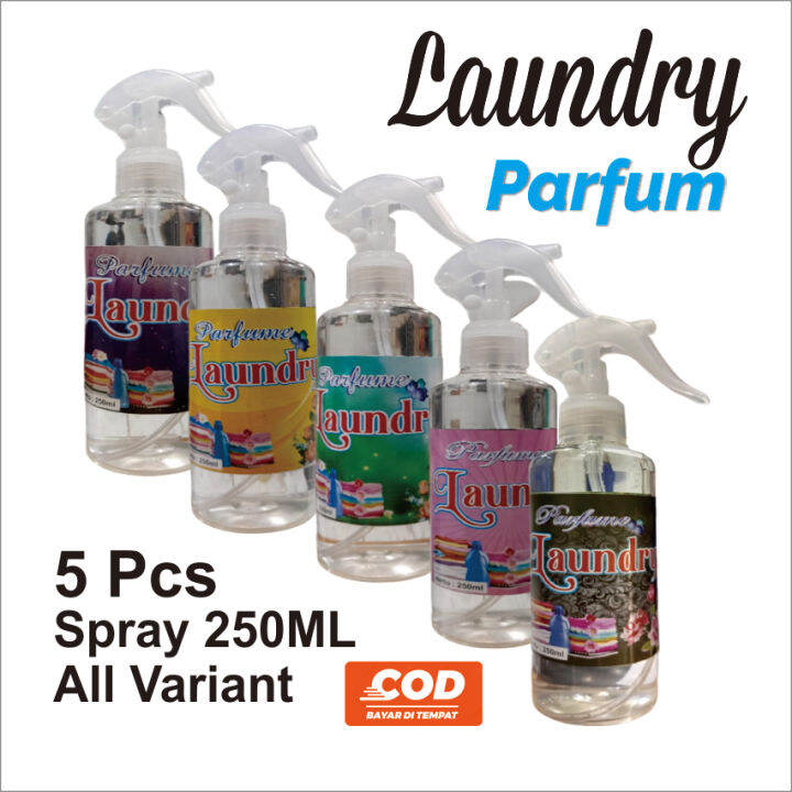 5 Pcs Parfum Laundry Spray 250ml All Variant ( Bubble Gum, Ultra Fresh ...