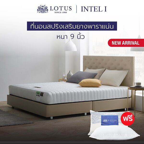 ใหม่....!!LOTUS รุ่น Intel I ที่นอนยางพาราแท้100% แก้ปวดหลัง สวรรค์ของ ...